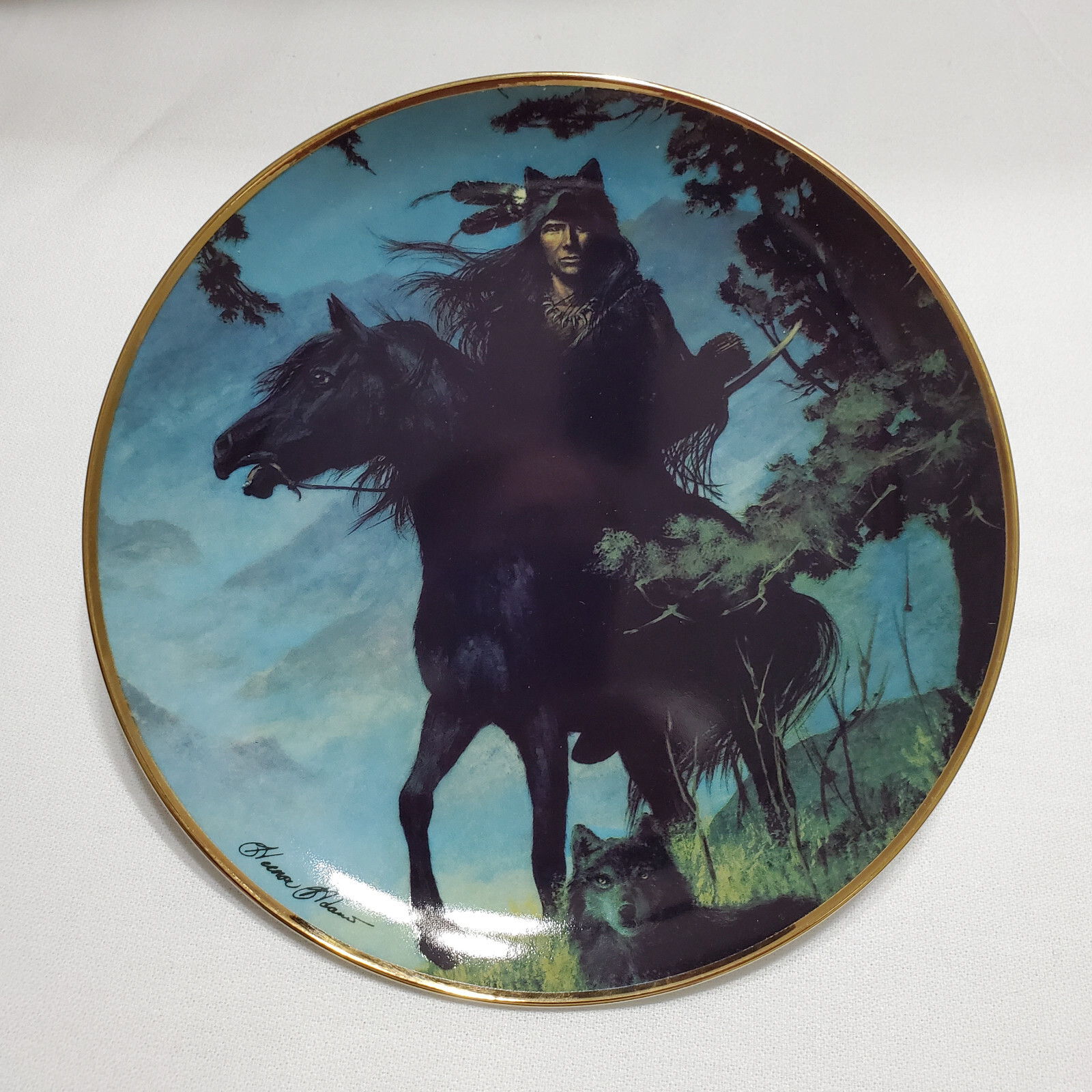 Collector Plate Franklin Mint "Spirit of the Night" Herman Adams | eBay