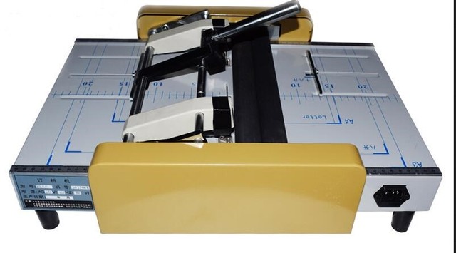 A3 Booklet Making Machine Paper Bookbinding and Folding Booklet ...