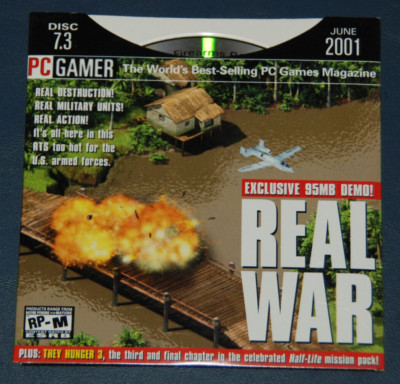 PC Gamer Demo CD - June 2001 - Disc 7.3 - Real War & More | eBay