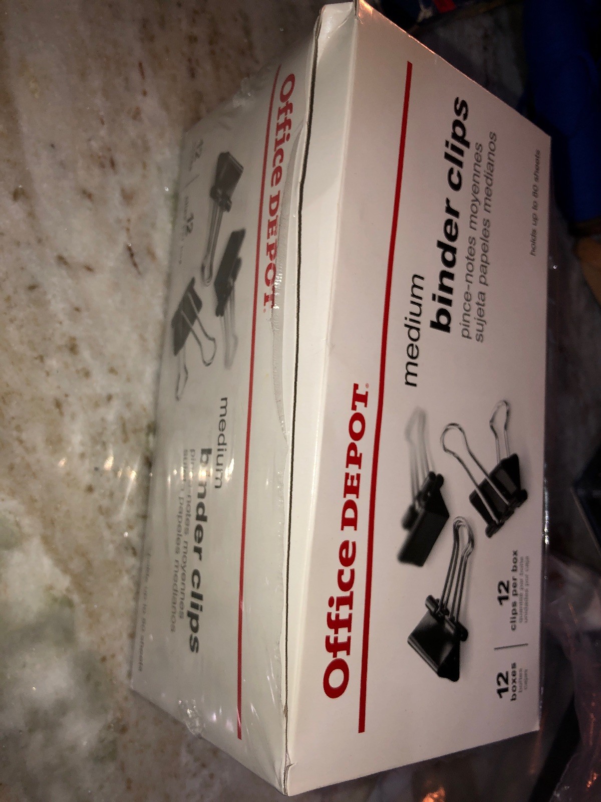 office depot medium binder clips 10 box 12 clips per box | eBay