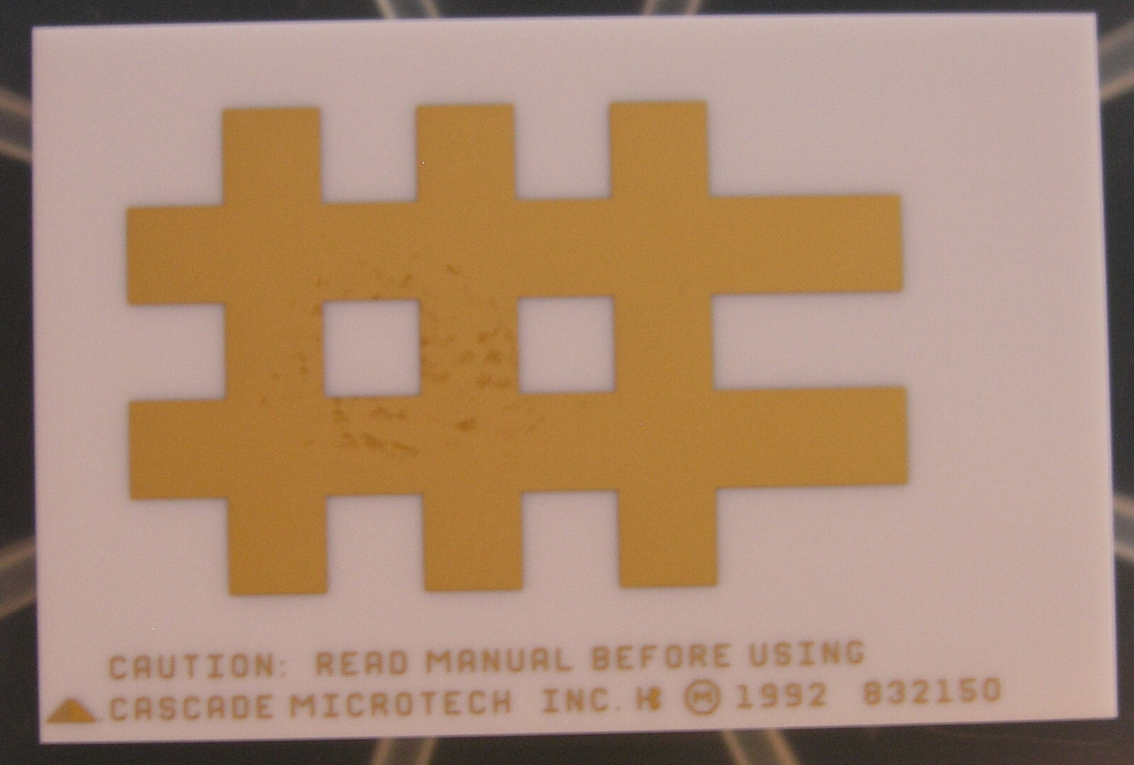 Cascade Microtech Standard Impedance Contact Substrate P/N 005-018 | eBay