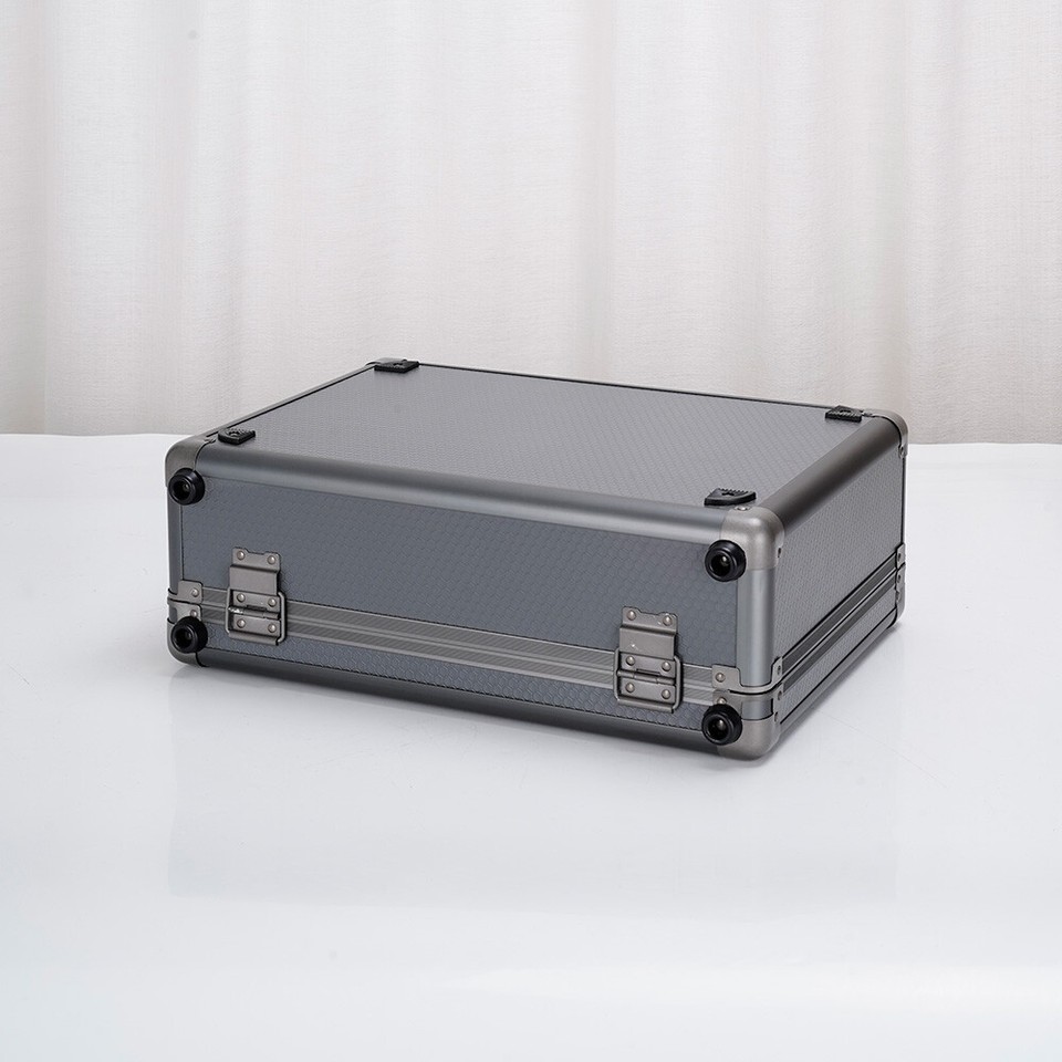 Lockable Briefcase Aluminum Hardside Attache Case Portable Hard Top ...