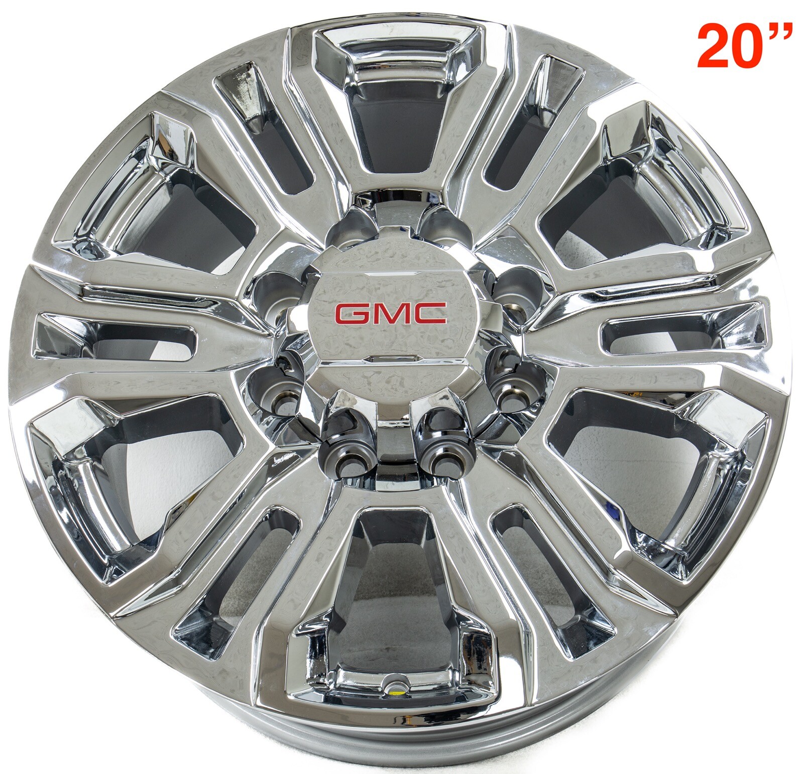 4 New GMC 2500 3500 HD 8x6.5 Lug Chrome Replica 20” Wheels Rims 99-2010 ...