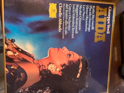 VERDI AIDA CLAUDIO ABBADO RICCIARELLI, DOMINGO 3 x CD W. Germany ...