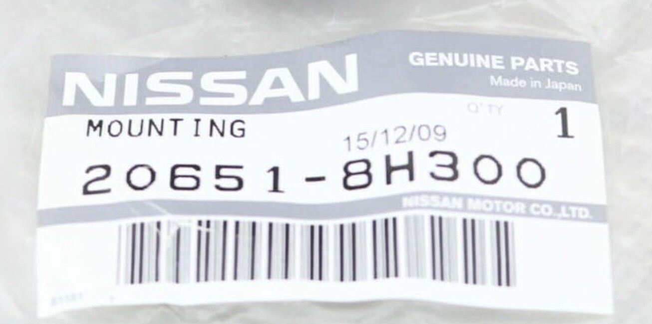 NISSAN OEM Genuine Mounting-Exhaust, Rubber 20651-8H300 | eBay