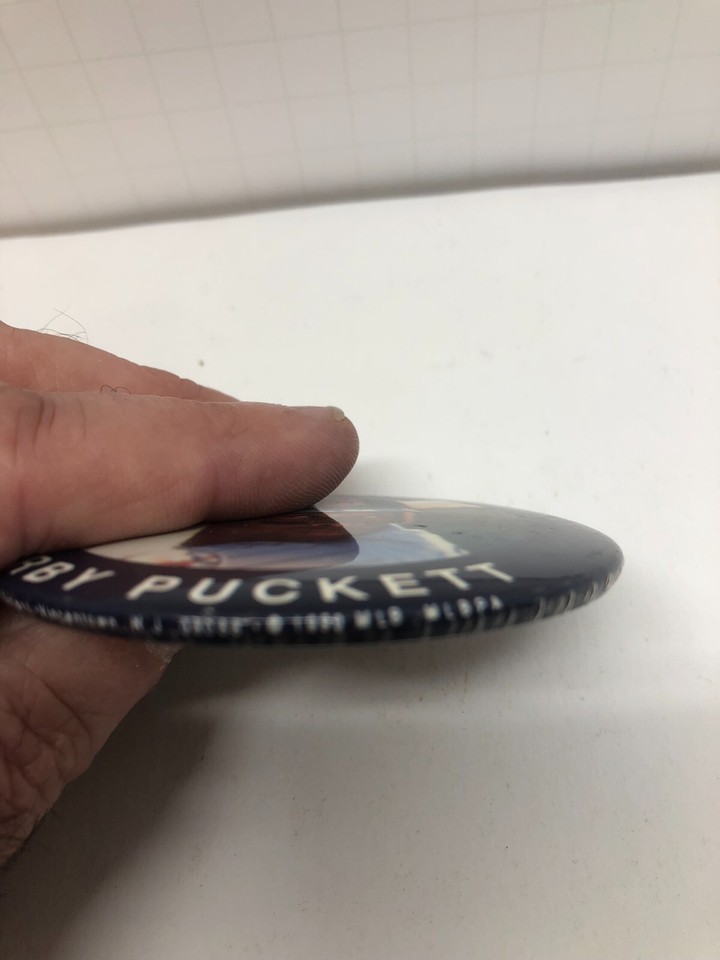 Minnesota Twins Kirby Puckett Pin Vintage MLB Baseball Pinback Button ...