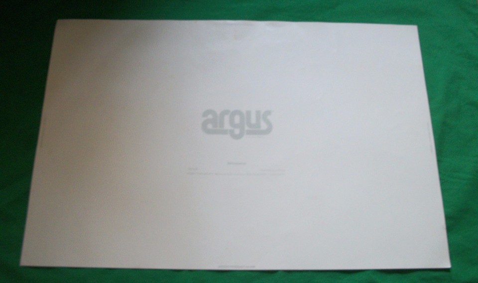 1980 ARGUS ART PRINT COLLIN FRY ALLOSAURUS DINOSAUR NILES ILLINOIS ...