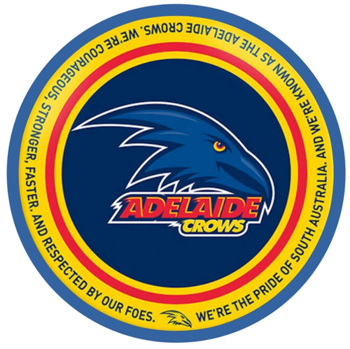 ADELAIDE CROWS Edible Cake Topper Rice Wafer Paper 19cm Birthday Cake ...