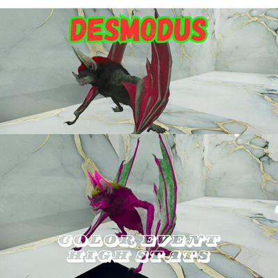 Desmodus Color Event High Stats Ark Survival Ascended PVE | eBay