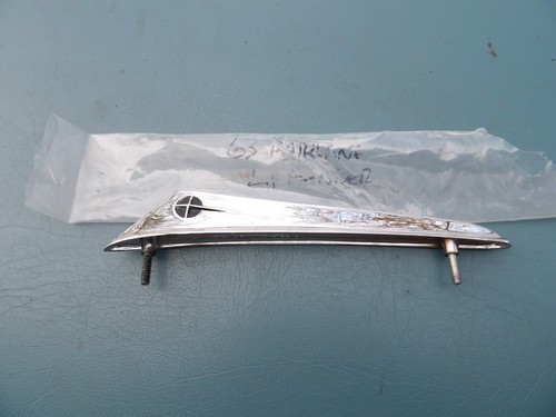 FORD 1963 FAIRLANE FENDER TOP EMBLEM LH | eBay