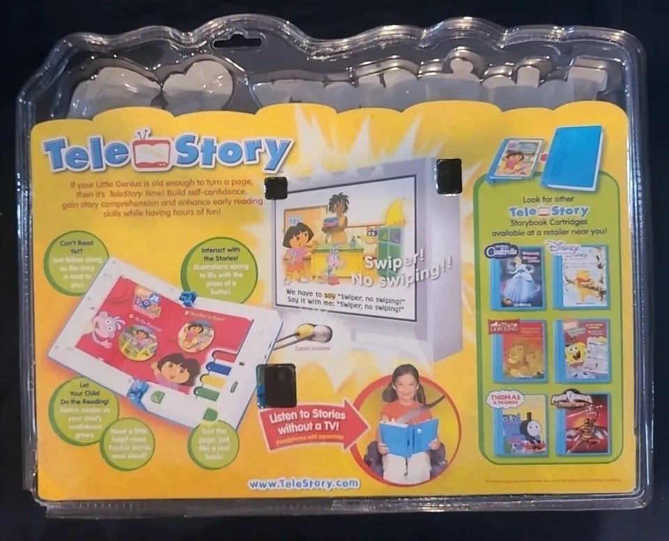 Tele Story Interactive Story Book System Kids with Dora the Explorer ...