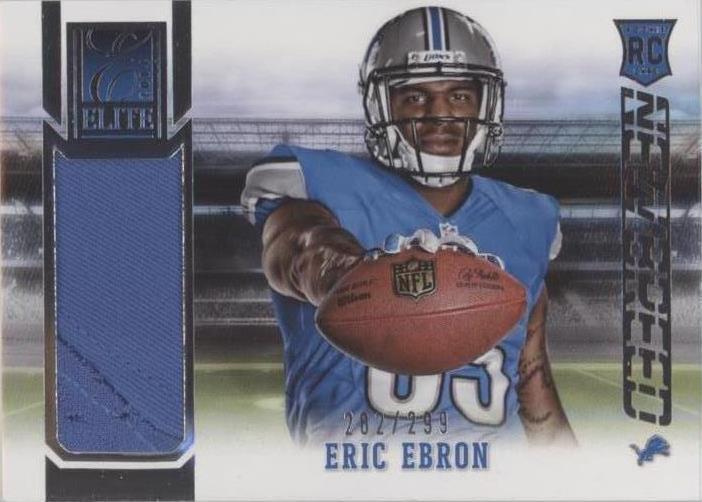 2014 Panini Elite - New Breed Materials Eric Ebron #17 /299 (MEM, RC ...