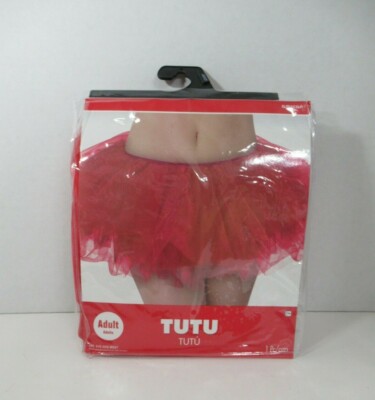 Women's adult Red tutu NEW Amscan one size fits most costume accessory ...