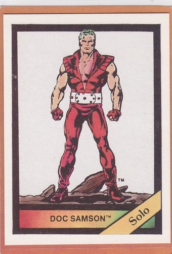 1987 COMIC IMAGES MARVEL UNIVERSE SERIES 1 DOC SAMSON #86 NM/NM+ *A1863 ...