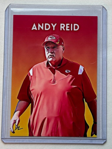 Andy Reid Limited Edition Artist Signed "Kansas City Chiefs" Trading ...