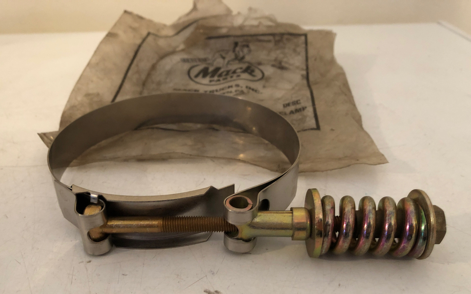 GENUINE MACK 83AX871 CLAMP SPRING LOADED CLAMP NEW OEM NOS | eBay