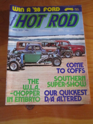 MAGAZINE AUSTRALIAN HOT ROD MAY 1972 GREAT *** MUST SEE ** | eBay UK