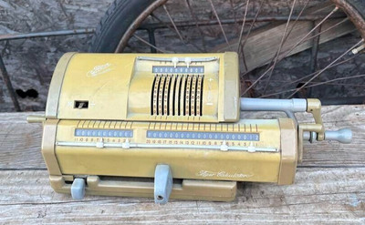 Tiger Calculator Hand Mechanical Calculator Hand-Cranked Calculator ...