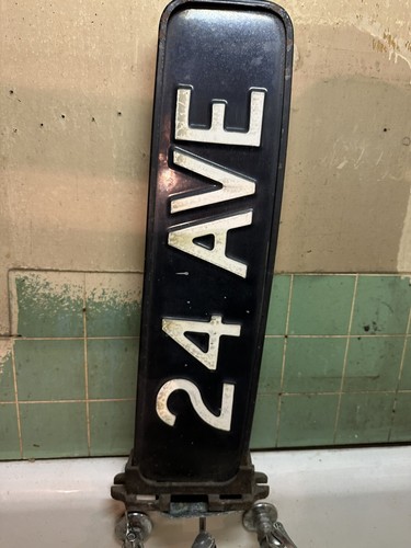 Brooklyn , New york Vintage Porcelain Street Sign Bensonhurst Gravesend ...