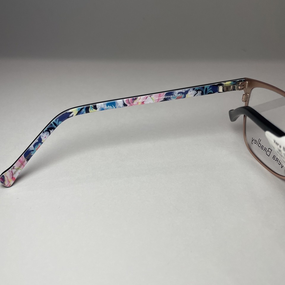 Vera Bradley VB Jaycee Garden Grove Eyeglasses Frames Black Gold 49-17 ...