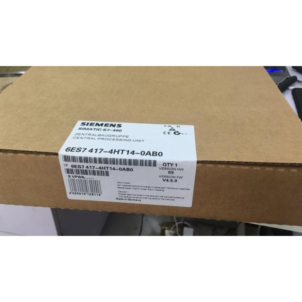 New Siemens 6ES7417-4HT14-0AB0 SIMATIC S7-400H CPU 417H 6ES7 417-4HT14 ...