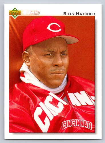 #699 Billy Hatcher Cincinnati Reds 1992 Upper Deck | eBay