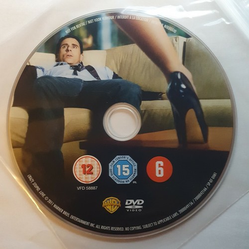 Crazy, Stupid, Love (2011) DVD Ryan Gosling Emma Stone Film Disc Only ...