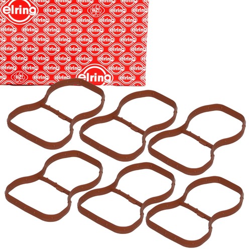 6x ELRING Ansaugkrümmerdichtung für BMW E90-93 F10 F11 F07 X5 X6 N57 ...