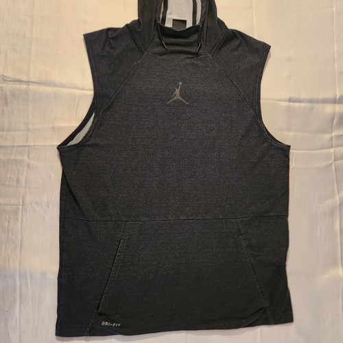 Nike Jordan Hoodie Mens L Tech Sphere Sleeves Training Sweater Dri Fit ...