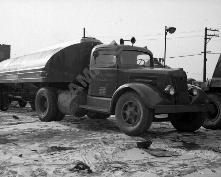 1940's White Road Tractor Tanker Semi Truck Rig Trucking 8"x 10" Photo ...