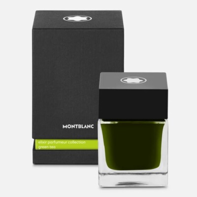 Montblanc INK BOTTLE 50 ML, GREEN, ELIXIR PARFUMEUR, GREEN TEA SCENT | eBay