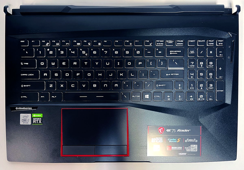 MSI GE75 Raider 10SE-482 Keyboard and Trackpad Assembly | eBay