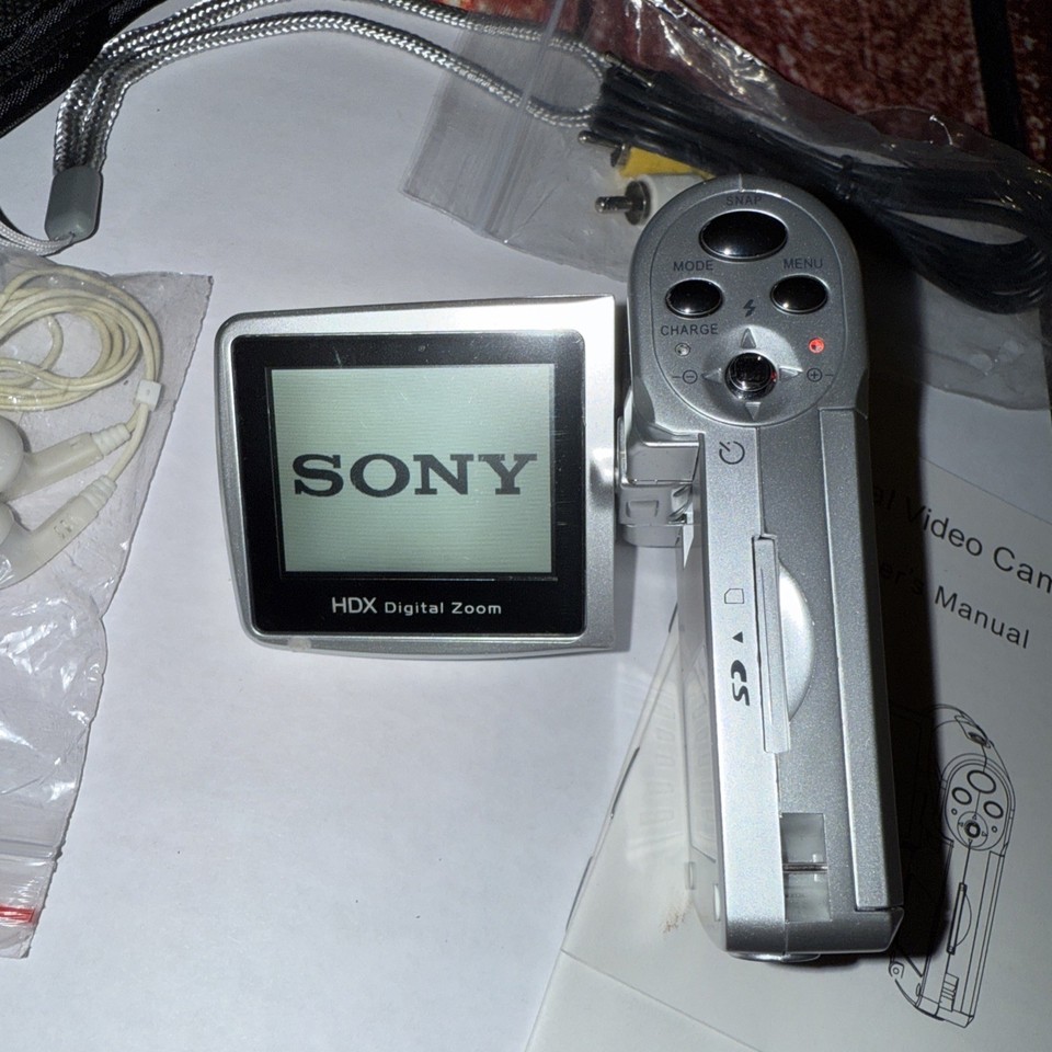 Sony Handy Cam Video Camera DCR-HC-90 PC55 Mini Pocket HDX Digital Zoom ...