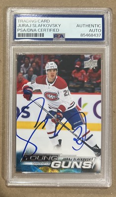 2022-23 Young Guns Juraj Slafkovsky Auto Autograph Signed Rookie Card ...