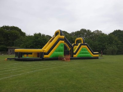 Inflatable Assault Course Bouncy Castle | eBay UK