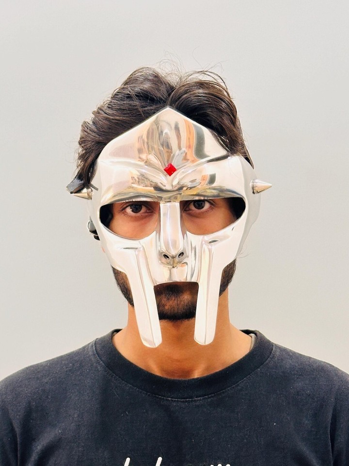 MF DOOM Mask Mad-villain Steel Face Armor Medieval Hand-Forged Mask | eBay