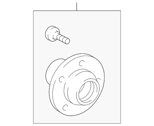 Genuine Toyota 4Runner FJ Cruiser Front Axle Wheel Hub 2WD 43502-35220 ...