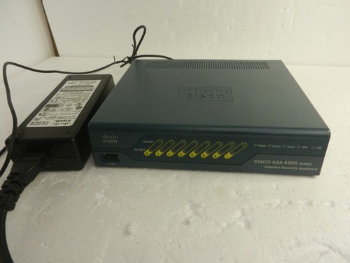 Cisco ASA 5505 Series V14 Security Firewall w/Power Supply | eBay