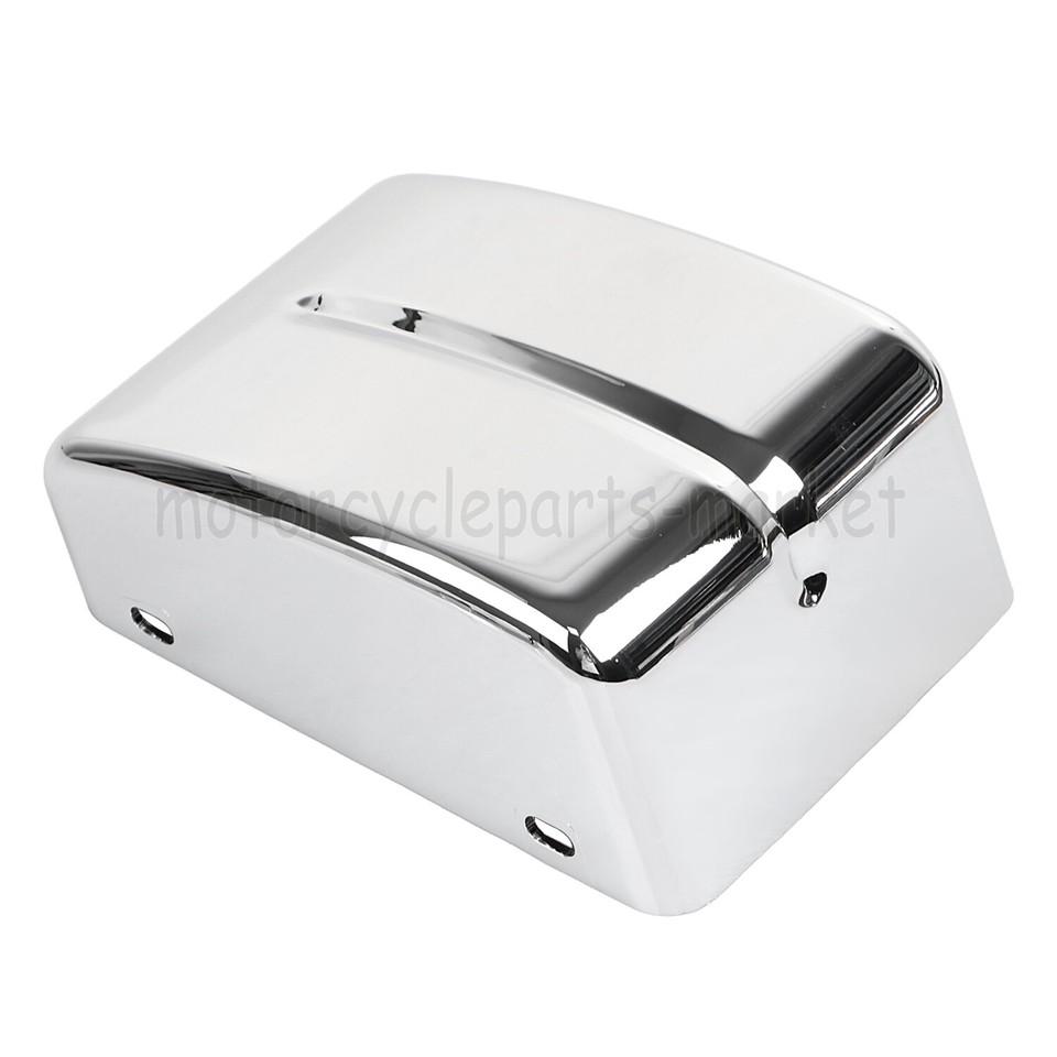 Left&Right Chrome Battery Box Side Cover For Harley Dyna Wide Super ...