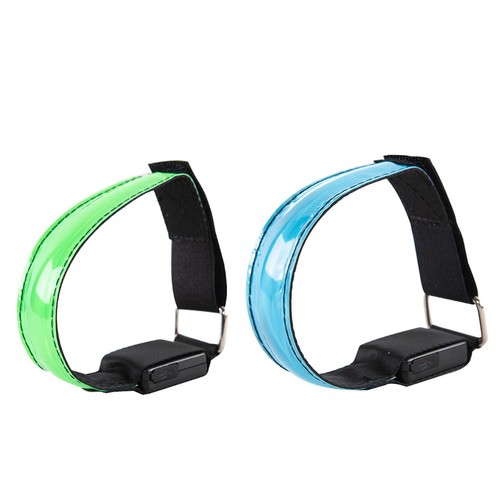 LED Armband Safety Light-Up Sports Wristband Ankle Reflective Strips ...