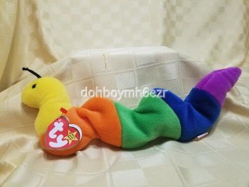 Ty Beanie Baby Inch Worm inchworm stuffed animal 1995 pvc pellets | eBay