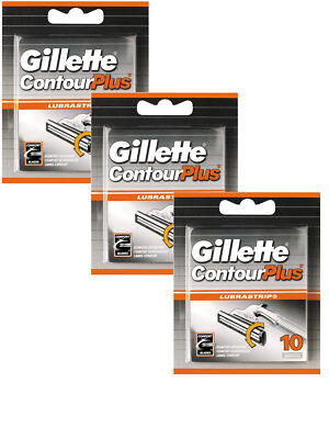 Gillette Contour Plus Razor Blades Men, Pack of 30 Blades | eBay