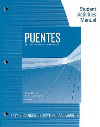 Puentes : Spanish for Intensive and High Beginner Courses by Lizette ...