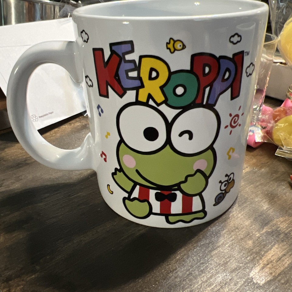 Sanrio Hello Kitty & Friends Keroppi Ceramic Coffee Mug Cup NEW | eBay