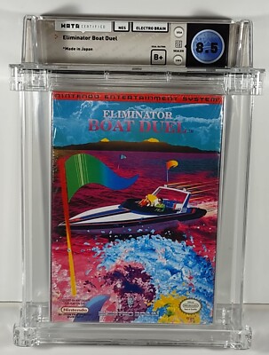 Eliminator Boat Duel Nintendo NES Factory Sealed WATA Grade 8.5 B+ Near ...