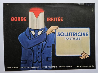 SOLUTRICINE - PUBLICITE 1958 - Print AD 2087 | eBay