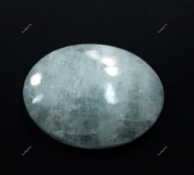 37.25 Ct NATURAL Cabochon Cut Brazilian White-Green Emerald Beryl Loose ...