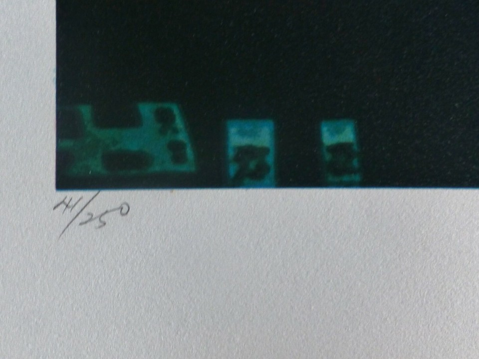 C.J. Yao Building Reflection No.5 1981 Silkscreen Ching Jang US ...