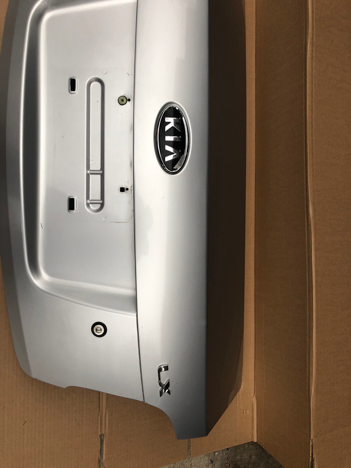 2006-2011 Kia Rio TRUNK HATCH TAILGATE SILVER Sedan 2007 2008 2009 2010 ...