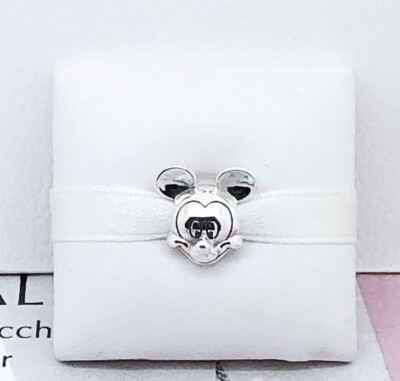 New Authentic PANDORA 925 ale silver Disney Mickey Portrait Charm ...